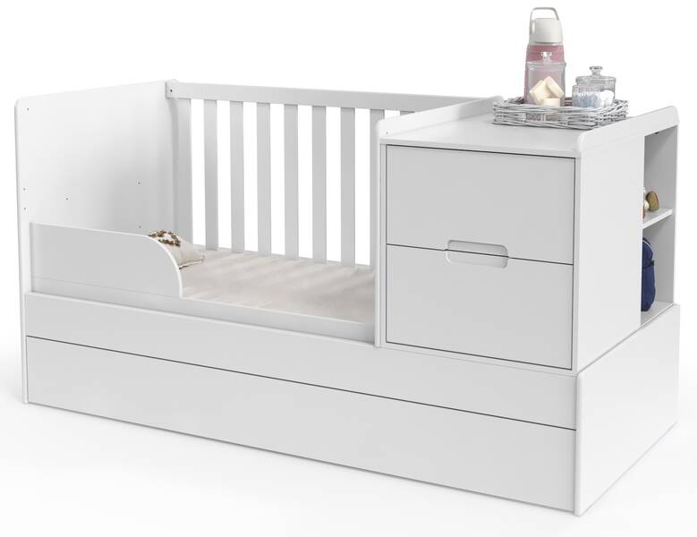 Berço Multifuncional 5 em 1 | Quarto Belo